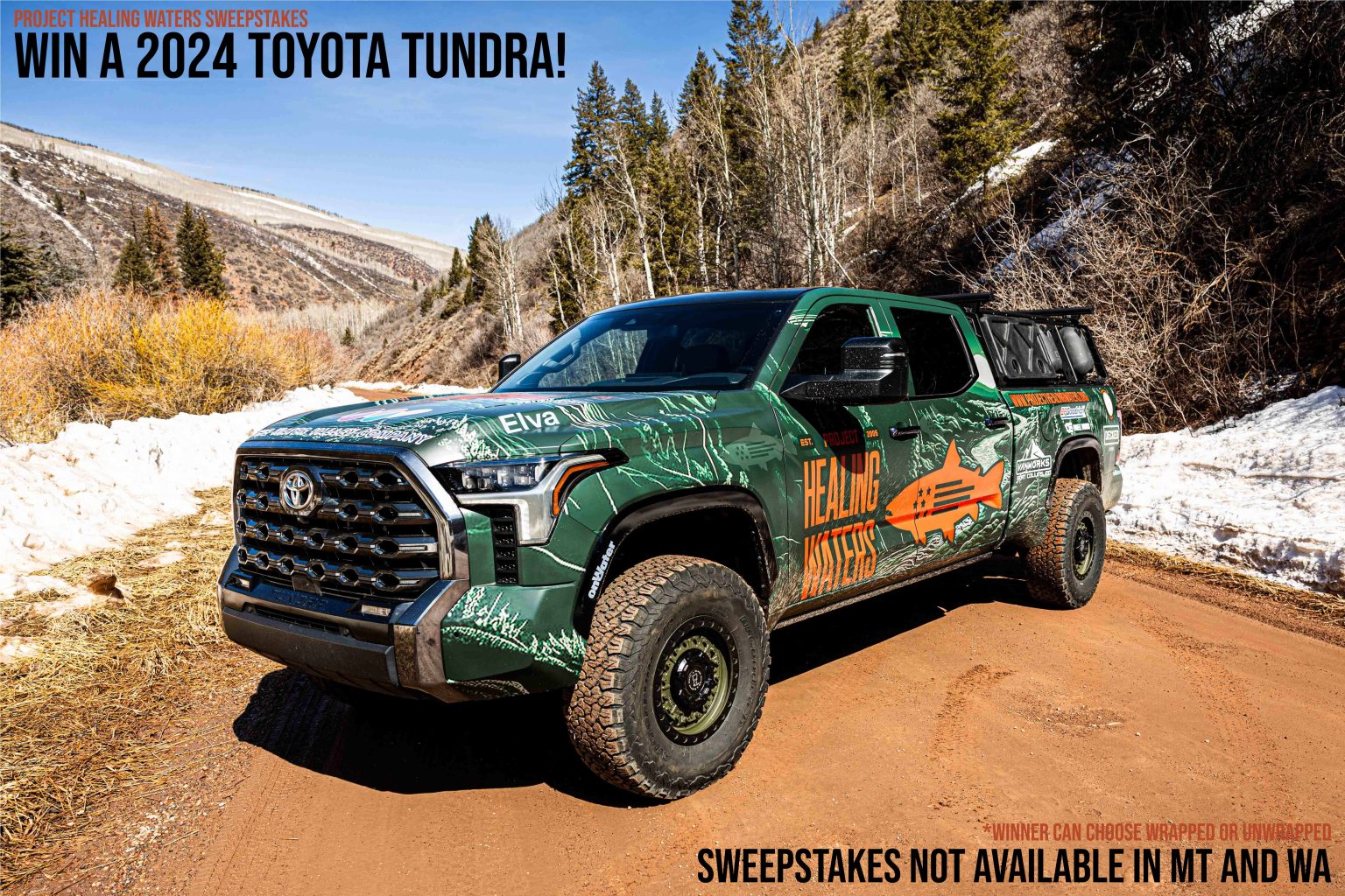 Sweepstakes announcement : Project Healing Waters